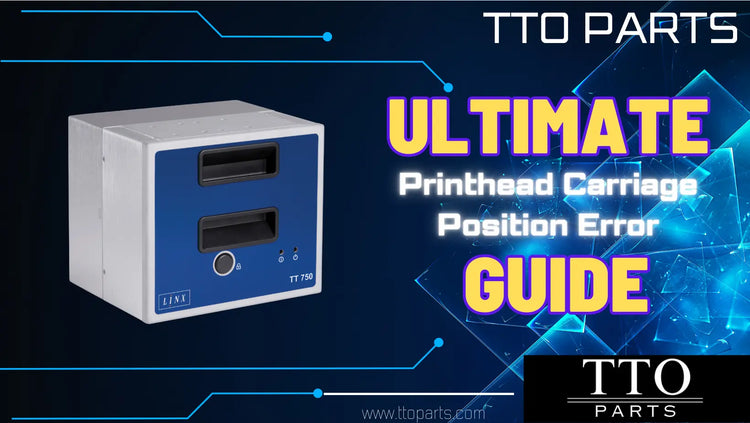 Troubleshooting Videojet Printhead Carriage Position Error
